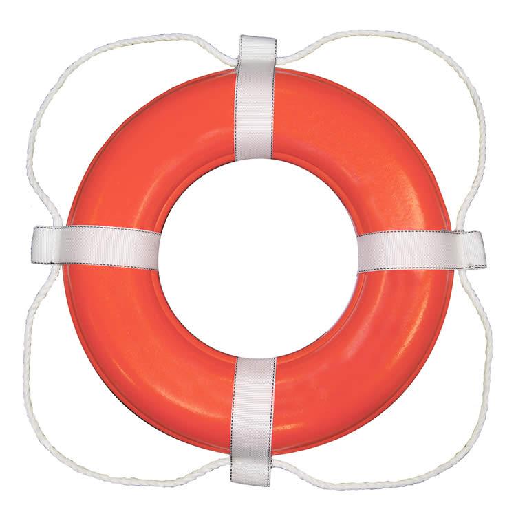 30 in. Soft Skin Life Ring, ORANGE – Dock Builders Supply