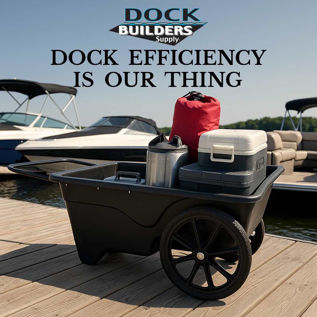 Heavy-Duty Dock Cart with Solid Tires (Beach Wagon) – Dock Builders Supply